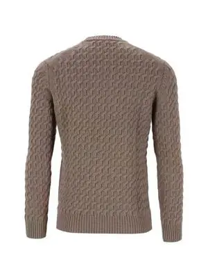 AL DUCA D’AOSTA 1902 Cable-knit Crew-neck Sweater