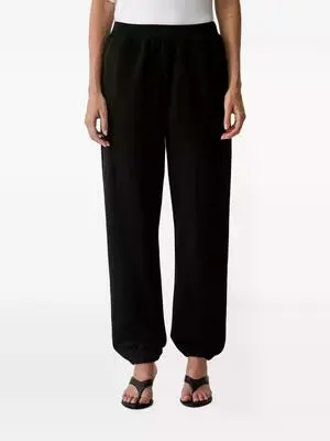 Patrizia Pepe Logo-patch Track Pants - Black