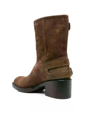 Chloé Dakota Buckle-detail Ankle Boots