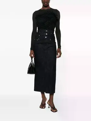 Viktor & Rolf Triple-layer Denim Skirt