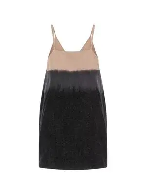 TELA Gradient-effect Virgin Wool Mini Dress