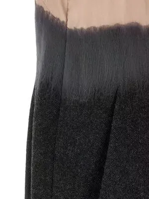 TELA Gradient-effect Virgin Wool Mini Dress