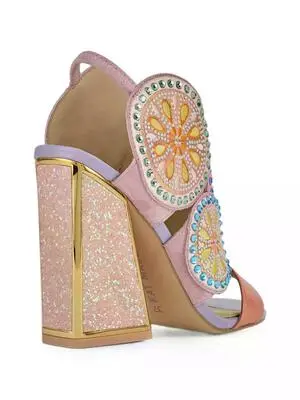 KAT MACONIE Frida Crystal-embellished Sandals