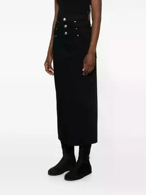 Viktor & Rolf Triple-layer Denim Maxi Skirt