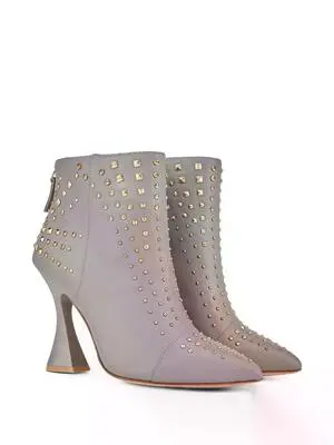 KAT MACONIE Samara Stud-embellished Ankle Boots - Grey