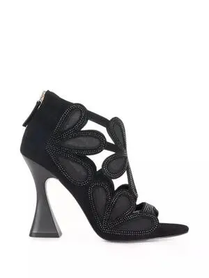 KAT MACONIE Rosh Crystal-embellished Sandals - Black
