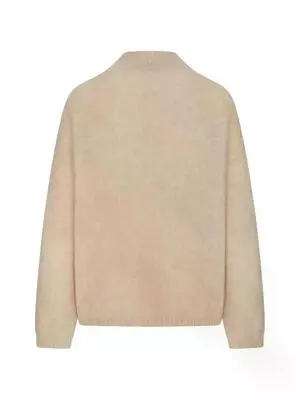 FORTE_FORTE Alpaca Knitted Mock-neck Sweater
