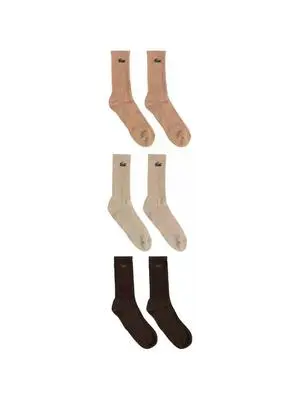 Lacoste 3-pack Ribbed Socks