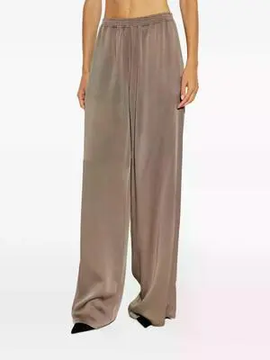 Fabiana Filippi Satin-finish Wide-leg Trousers