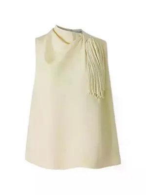 Altuzarra Alden Fringe-detail Draped Blouse
