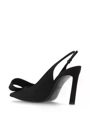 Givenchy Twisted Ribbon Slingback Pumps In Moiré Fabric