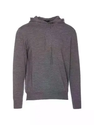 HOSIO Drawstring Knit Hoodie