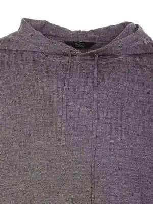 HOSIO Drawstring Knit Hoodie