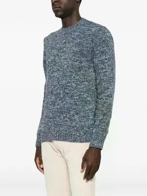 Tagliatore Marl-knit Crew Neck Sweater
