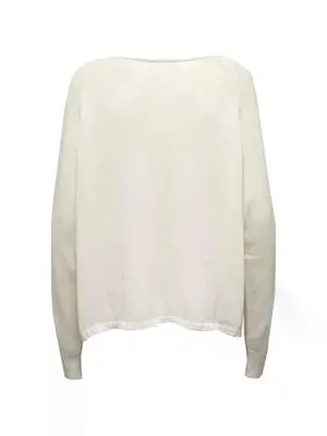 MA'RY'YA Raglan-sleeve Boat-neck Sweater