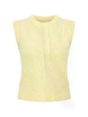 ROBERTO COLLINA Ribbed-trim Sleeveless Top
