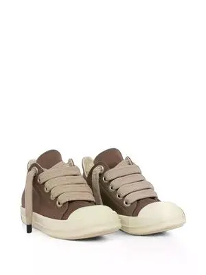 Rick Owens Canvas Lace-up Sneakers - Grey