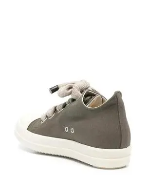 Rick Owens Canvas Lace-up Sneakers - Grey