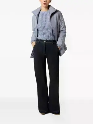 Paul & Shark Piuma Pointelle-knit Sweater - Blue