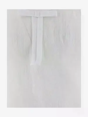 ALAINPAUL Ribbed Bow-detail Vest Top