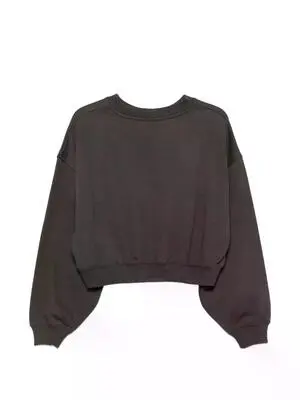 NEW BALANCE Trackside Logo-embroidery Cropped Sweatshirt