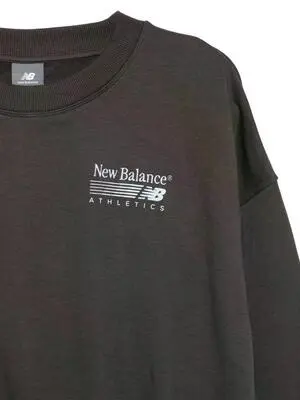 NEW BALANCE Trackside Logo-embroidery Cropped Sweatshirt