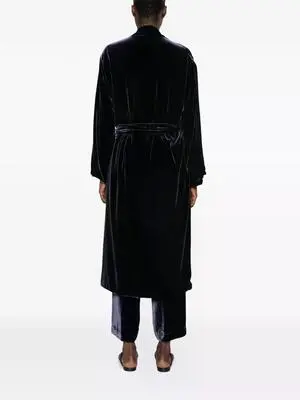 WHYCI Belted Velvet Dressing Gown