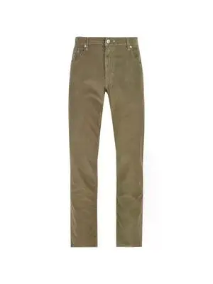 TRAMAROSSA Michelangelo Corduroy Slim-fit Trousers - Green