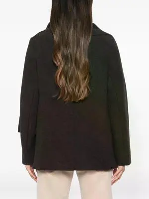 WHYCI Scarf-detail Flap-pocket Coat