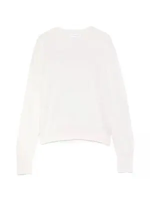 DANIELE FIESOLI Crew-neck Cashmere Sweater - Neutrals