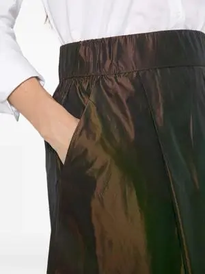 WHYCI Elasticated-waistband Midi Skirt
