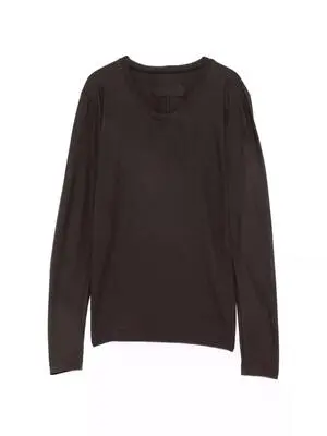 PRIVATE 0204 Long-sleeve Crew Neck Top