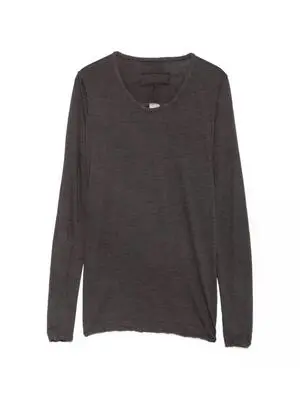 PRIVATE 0204 Slub Texture Long-sleeve Top