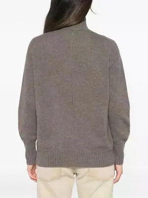 WHYCI High-neck Ribbed-trim Sweater