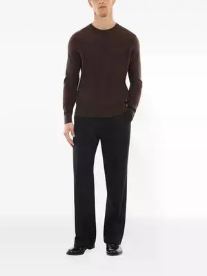 FURSAC Cashmere Crew-neck Sweater - Brown