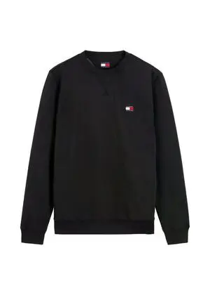 Tommy Hilfiger Logo-patch Sweater - Black