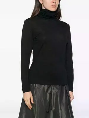 WHYCI Roll-neck Long-sleeve T-shirt