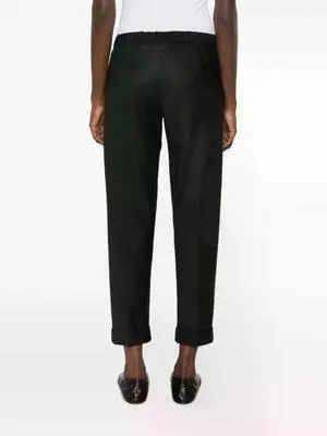 WHYCI Pressed-crease Turned-up Trousers