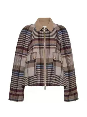 Cara Cara Andrew Plaid-check Jacket