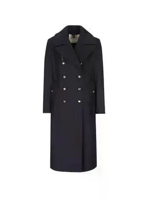 CAMPLIN Double-breasted Notched-lapel Coat