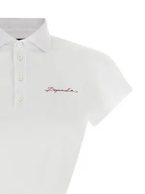 Dsquared2 Logo-embroidered Polo Shirt
