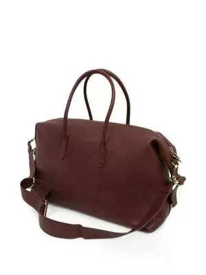Patrizia Pepe Logo-plaque Leather Luggage Bag