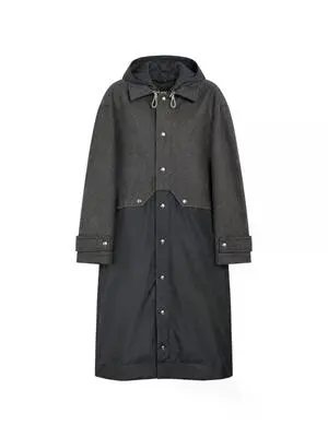Plan C Layered Hooded Coat