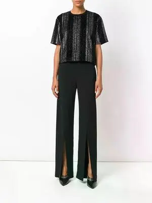 Saint Laurent Metallic Striped T-shirt