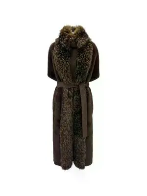 VALENTINI 1972 Short-sleeved Belted Coat