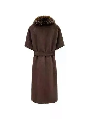 VALENTINI 1972 Short-sleeved Belted Coat