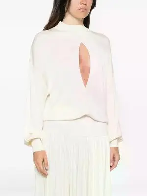 Galvan Fontana Cutout Bodysuit - Neutrals