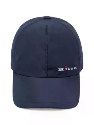 Kiton Logo-embroidered Baseball Cap - Blue