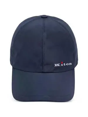 Kiton Logo-embroidered Baseball Cap - Blue