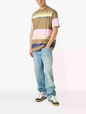 Iceberg Striped Logo-embroidered T-shirt